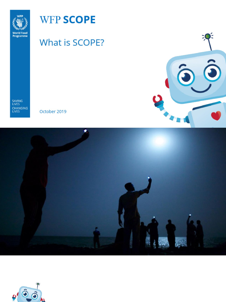 WFP SCOPE Card Overview | PDF | Smart Card | Mobile App