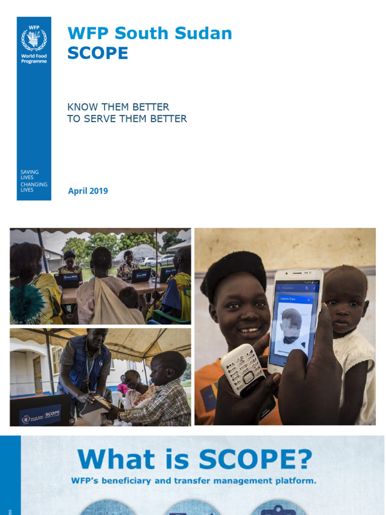WFP SCOPE Registration Overview 2019 | PDF