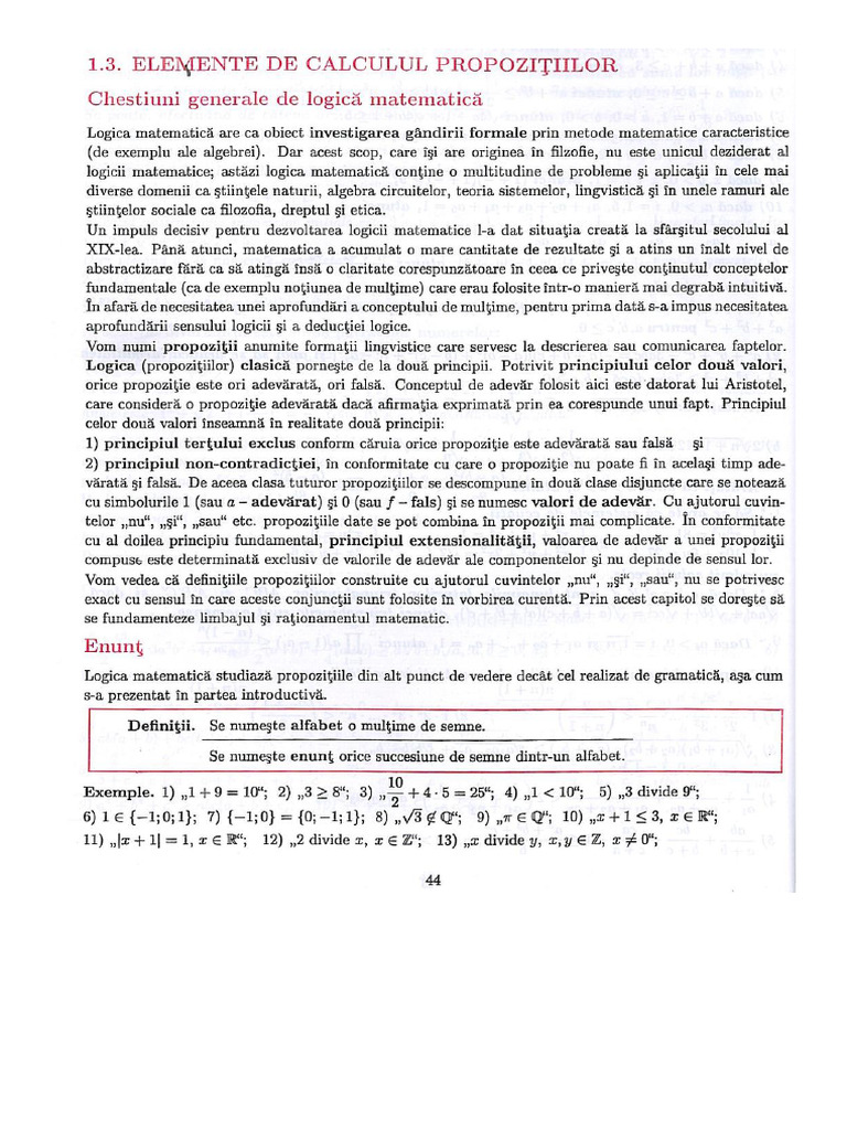 Elemente de Logica | PDF