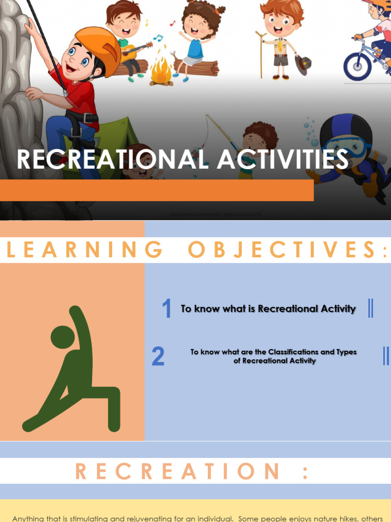Recreational Activities 1pe104 1 | PDF | Recreation | Hobbies
