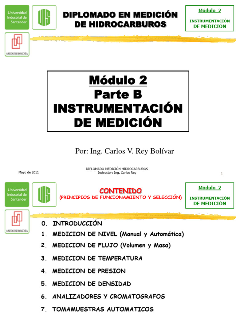 Módulo 2B - Instrumentación - Carlos Rey - Diplomedición 2011 | PDF ...