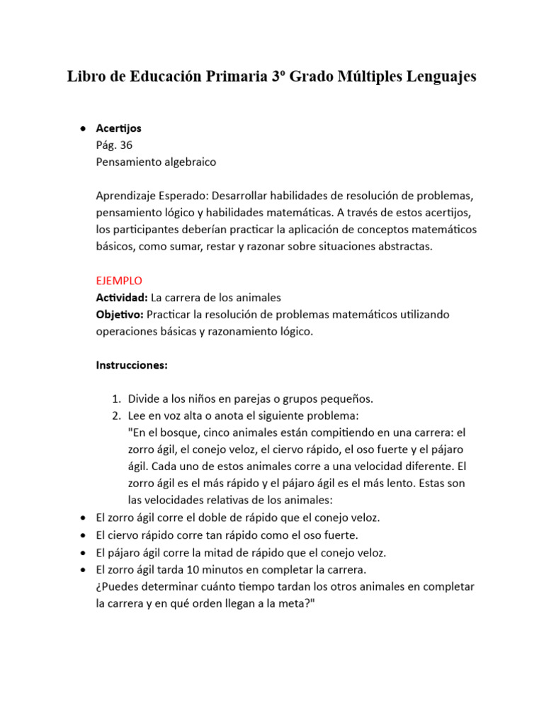 Actividad Algebra | PDF | Pensamiento | Aprendizaje