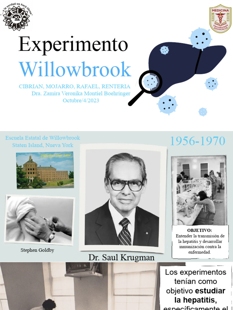 E2 Experimento Willowbrook | PDF | Consentimiento informado | Cuidado ...