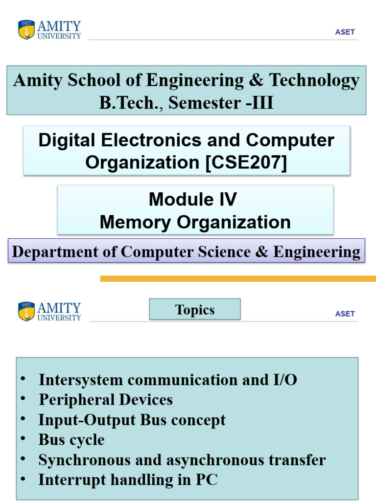 4.6 - Intersystem - Connection - and - I - O | PDF | Input/Output ...