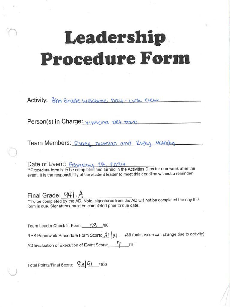 8th Grade Welcome Day | PDF