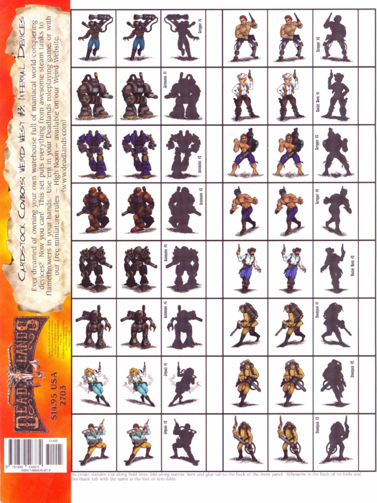 Deadlands - Cardstock Cowboys - Weird West#3 - Infernal Devices | PDF