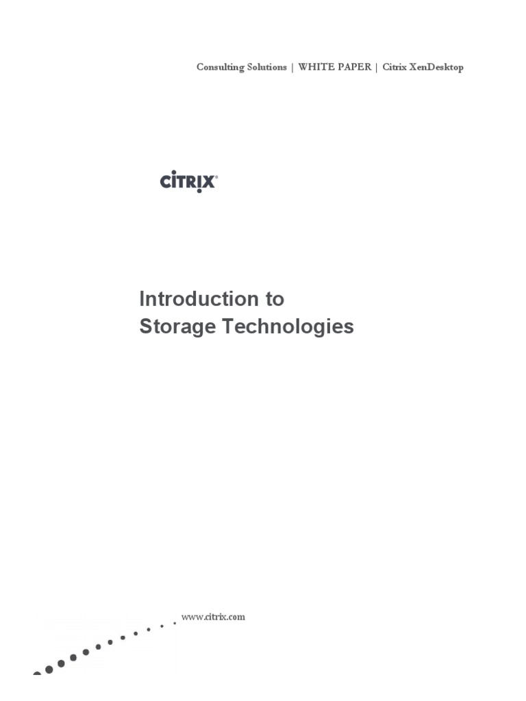 Introduction To Storage Technologies | PDF | Solid State Drive ...