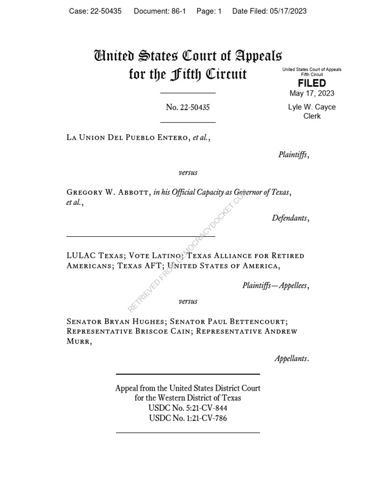 2023 05 17 Published Opinion DCKT 95 | PDF | Interlocutory Appeal | Lawsuit