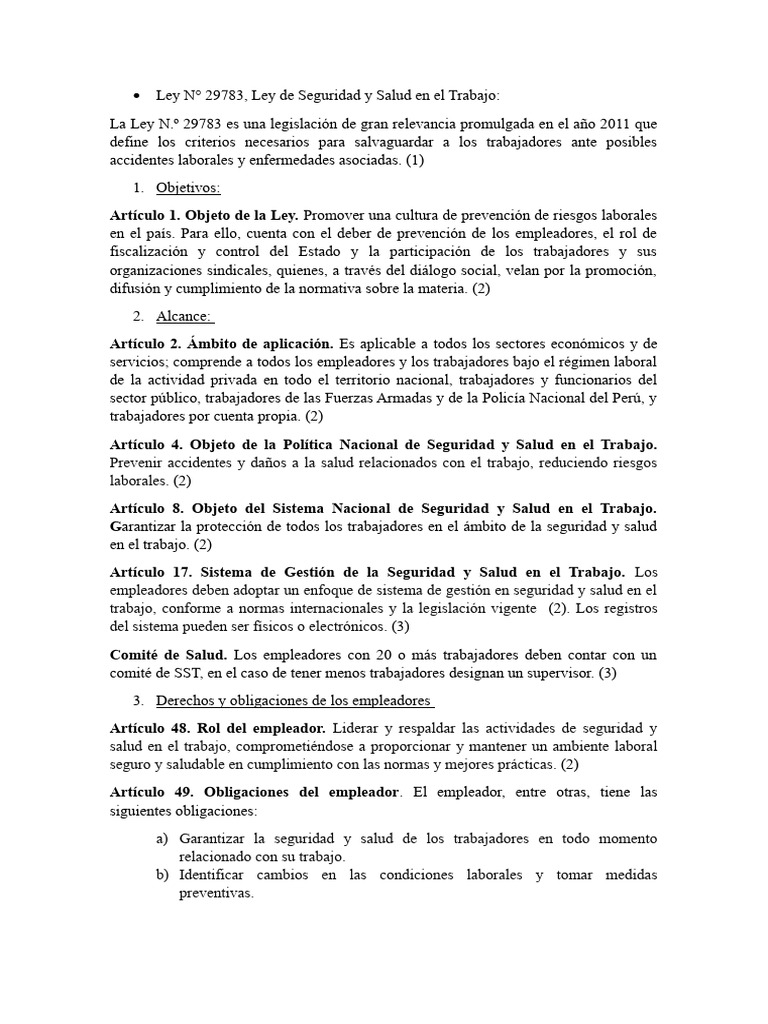 Ley 29783 Firme - 104143 | PDF | Derecho laboral | Valores