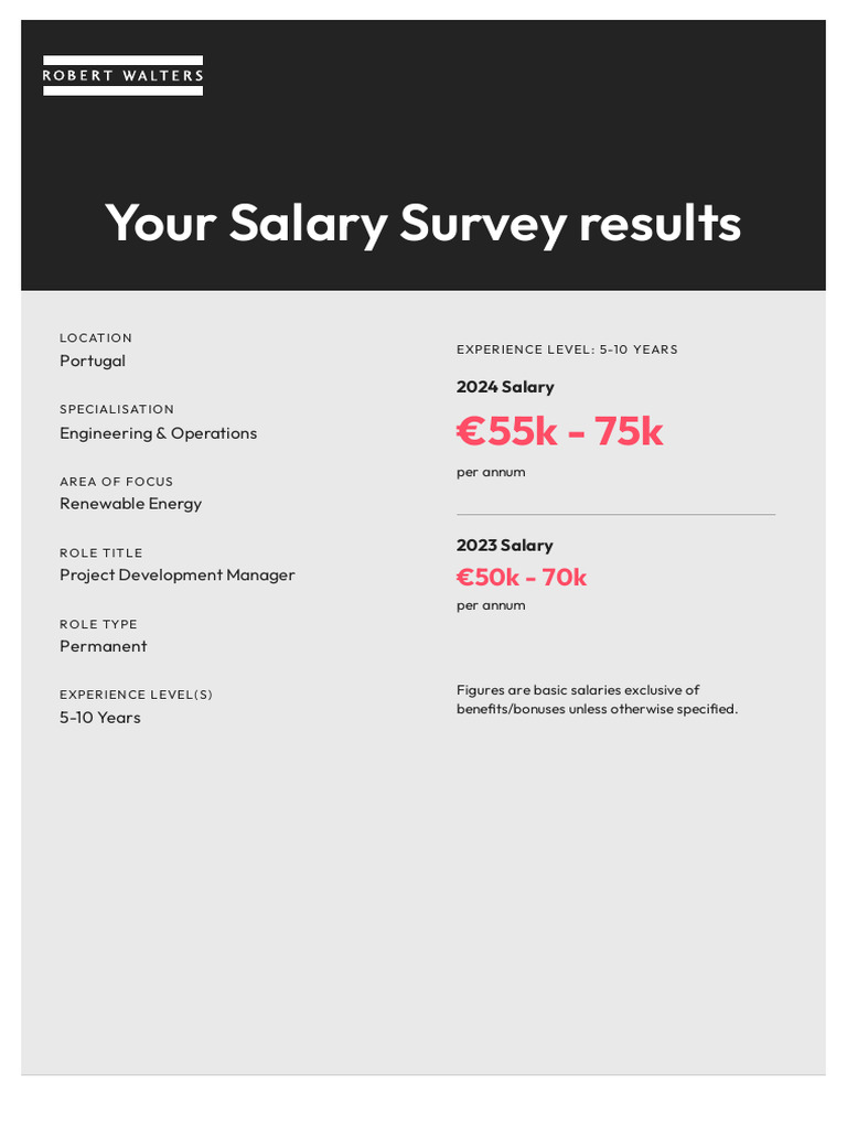 Robert Walters Salary Survey | PDF | Business | Economies