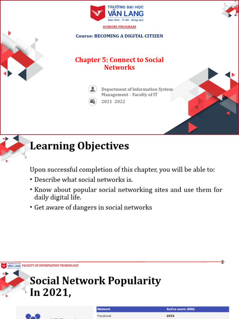 Chapter 5 - Connect To Social Networks | PDF | Social Networking ...