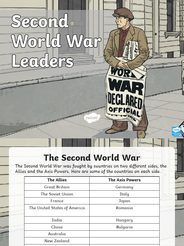 WW2 Leaders 003 | PDF | Benito Mussolini | Axis Powers