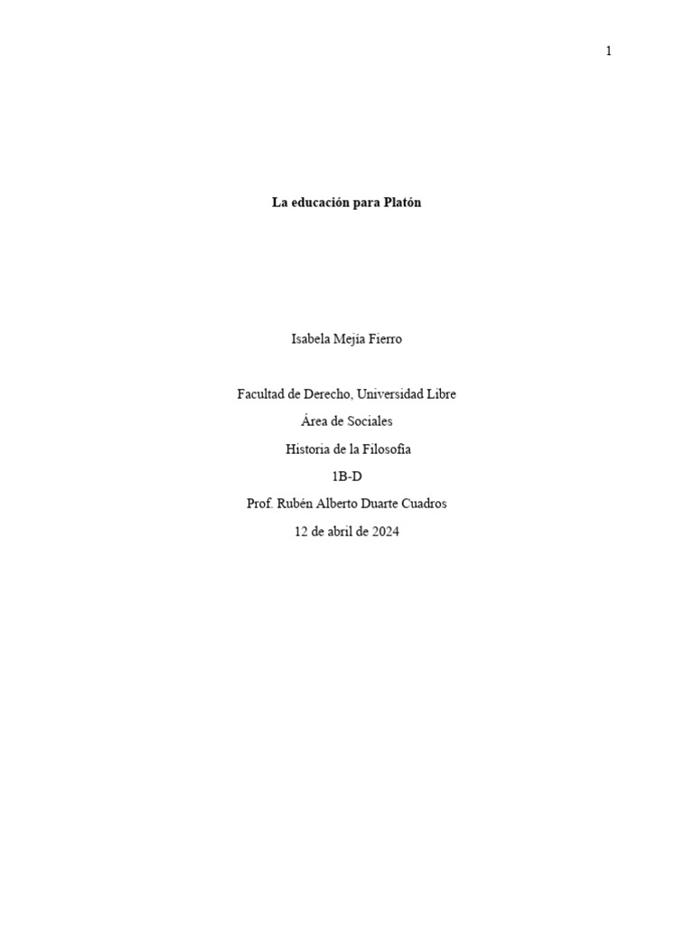 La Educación Para Platón Descargar Gratis Pdf Platón Sócrates