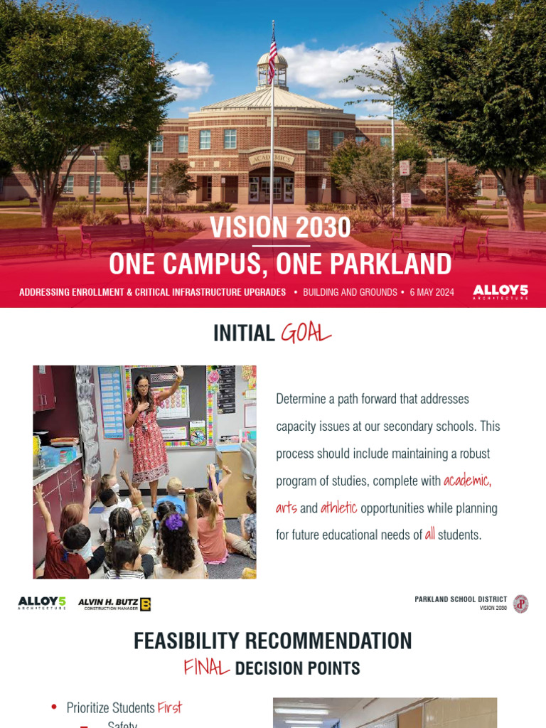 Parkland High School Expansion Plan | PDF | Schools | Middle Schools