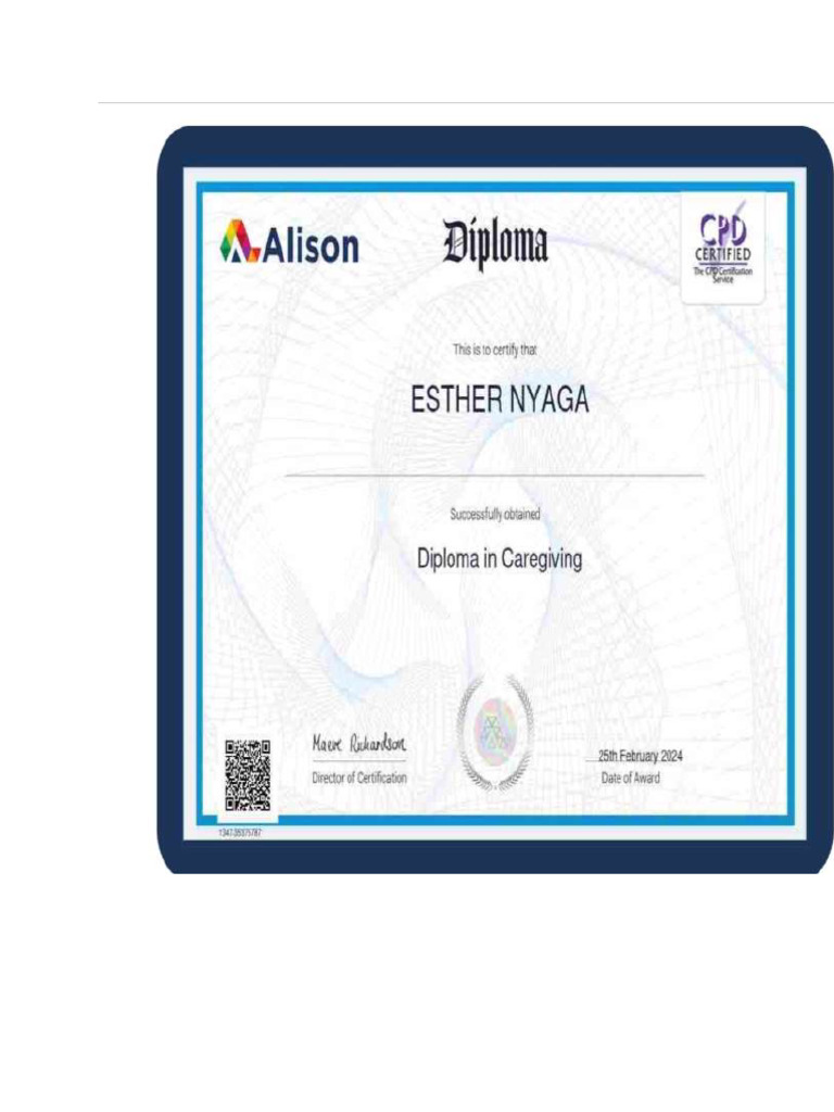 Diploma Alison | PDF