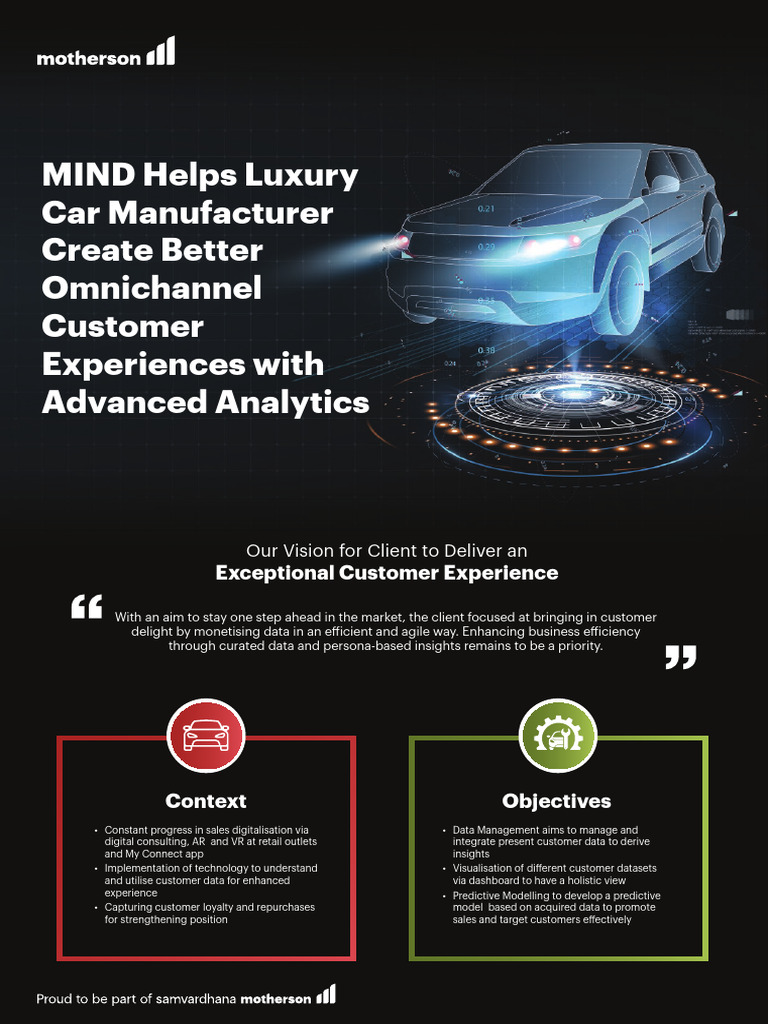 Automotive Case Study Brochure - DTX Manchester | PDF | Analytics | Augmented Reality