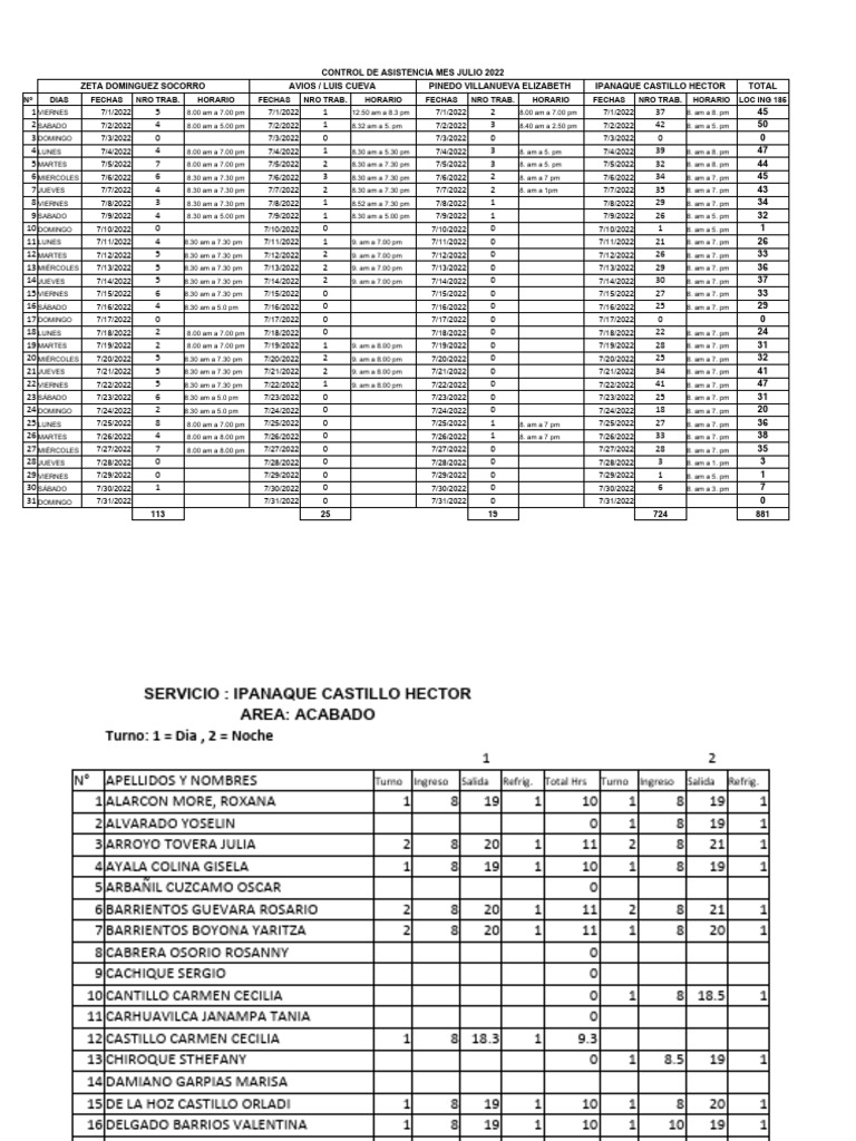 Resumen Servicio | PDF