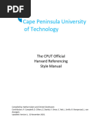 Referencing Guide DUT Harvard Referencing Style 2016 | PDF | Citation ...