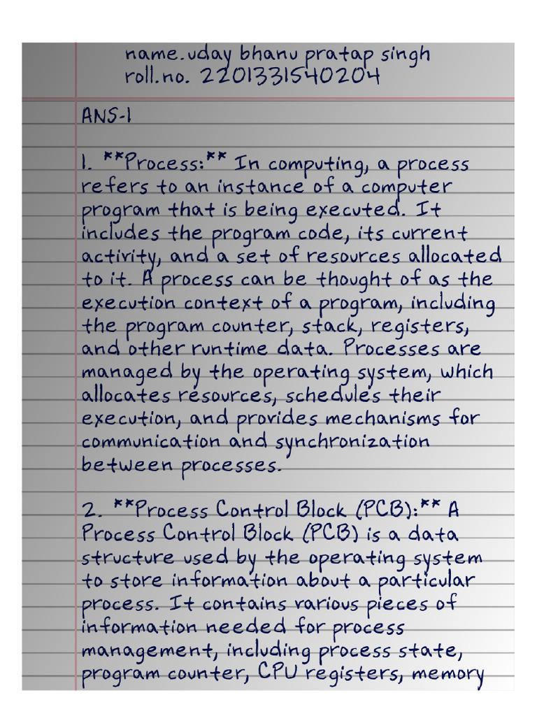 OS Assignment 2 | PDF