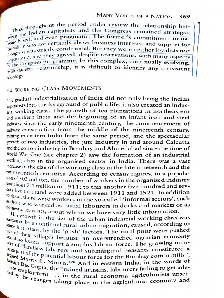 Working Class Movement | PDF