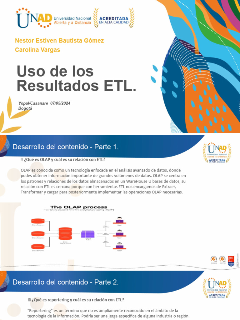 Anexo 2 - Plantilla - Tarea 4 - Uso de Los Resultados de ETL | PDF ...