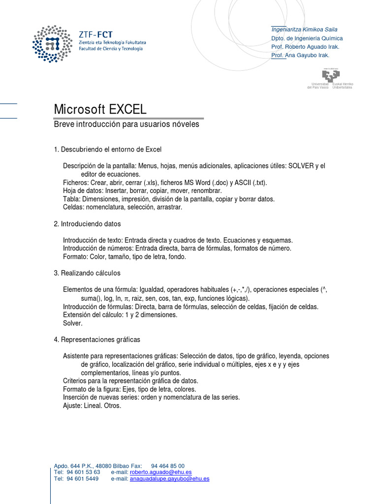 Seminario Tema 1 | PDF | Microsoft Excel | Archivo de computadora