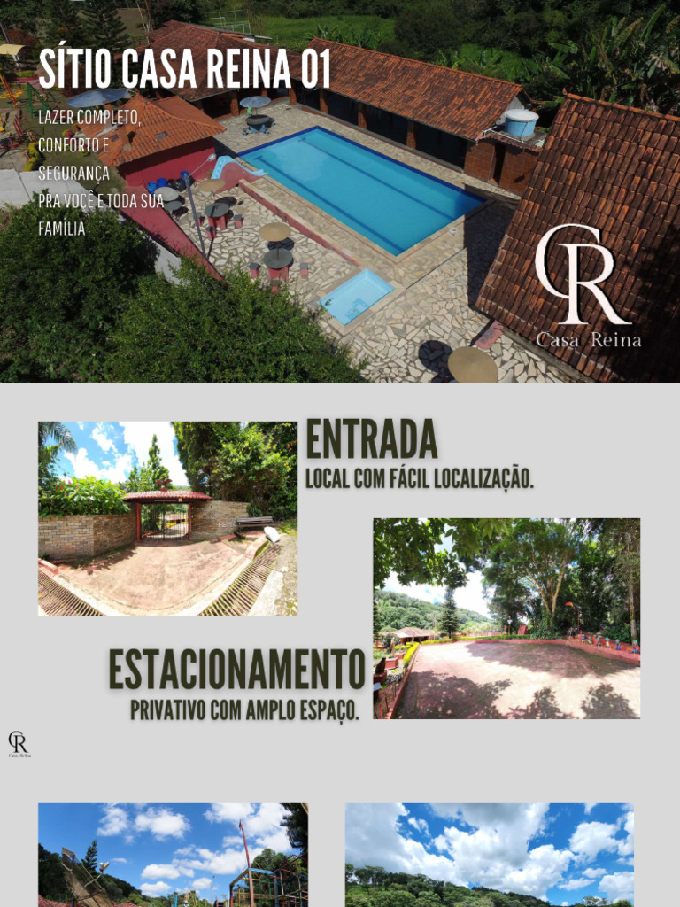 Sítio Casa Reina 01 | PDF | Casa e Jardim | Bem-estar