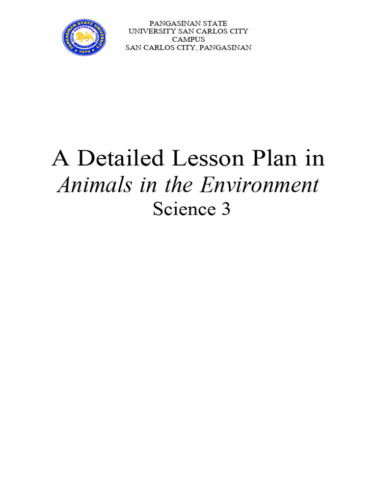 Science 3: Animals in Environment | PDF | Pig | Fish