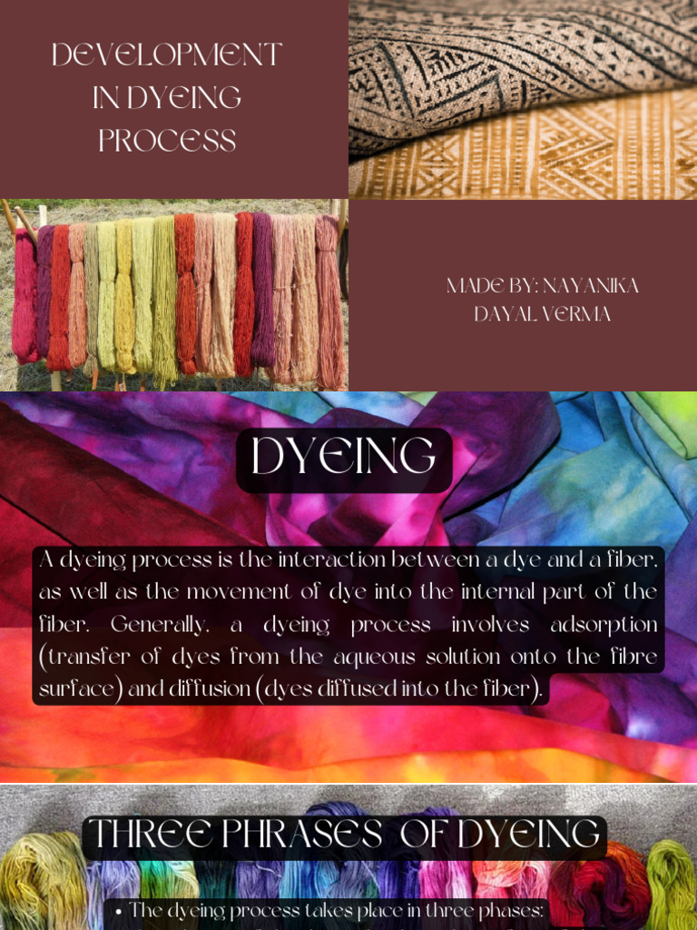Fabric Science Final Assignment | PDF | Dyeing | Textiles