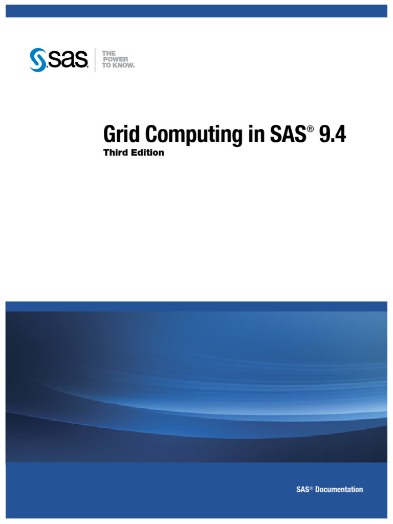 Grid Computing in SAS 9.4 Third Edition | PDF | Grid Computing | Sas (Software)