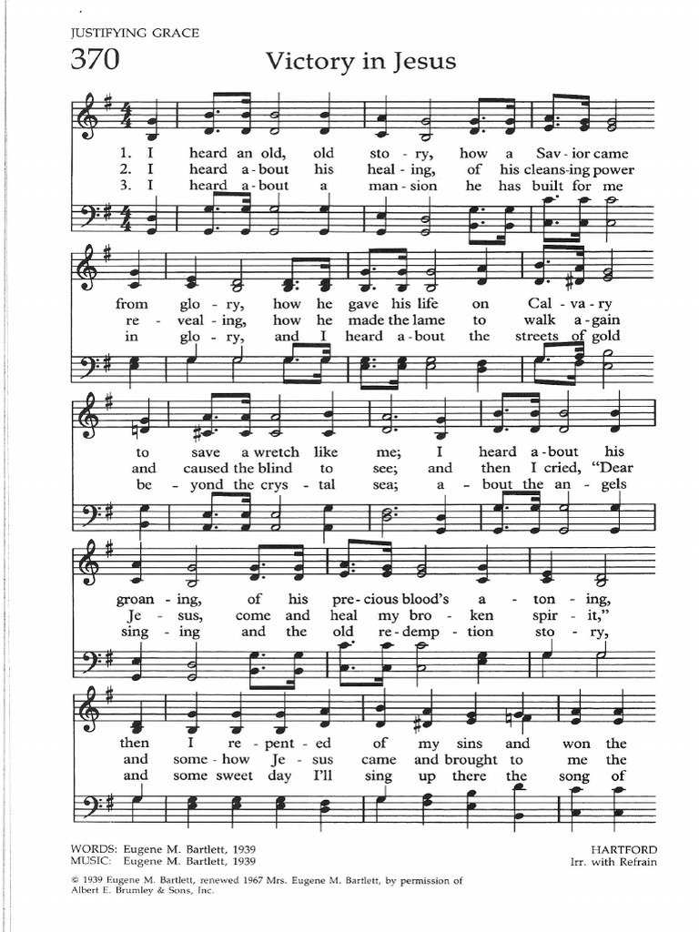 Victory in Jesus | PDF