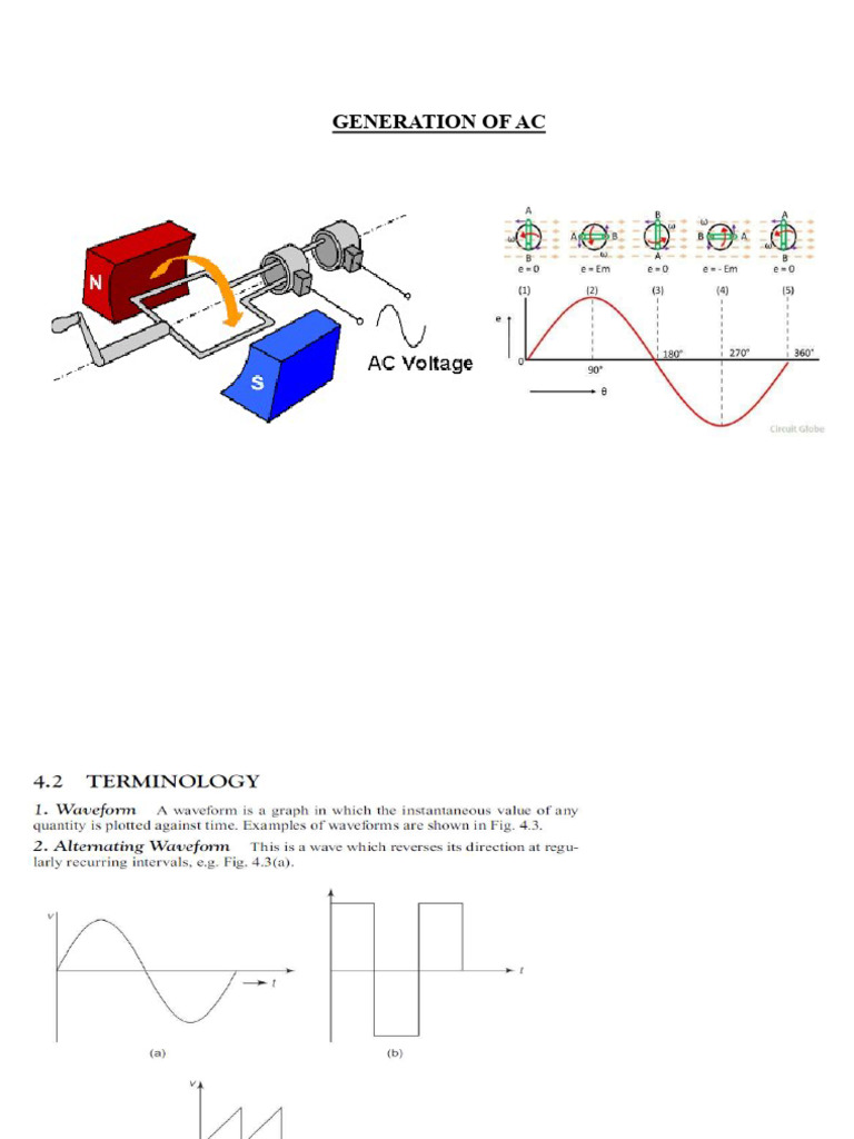 Unit 1 AC Circuits | PDF | Science & Mathematics