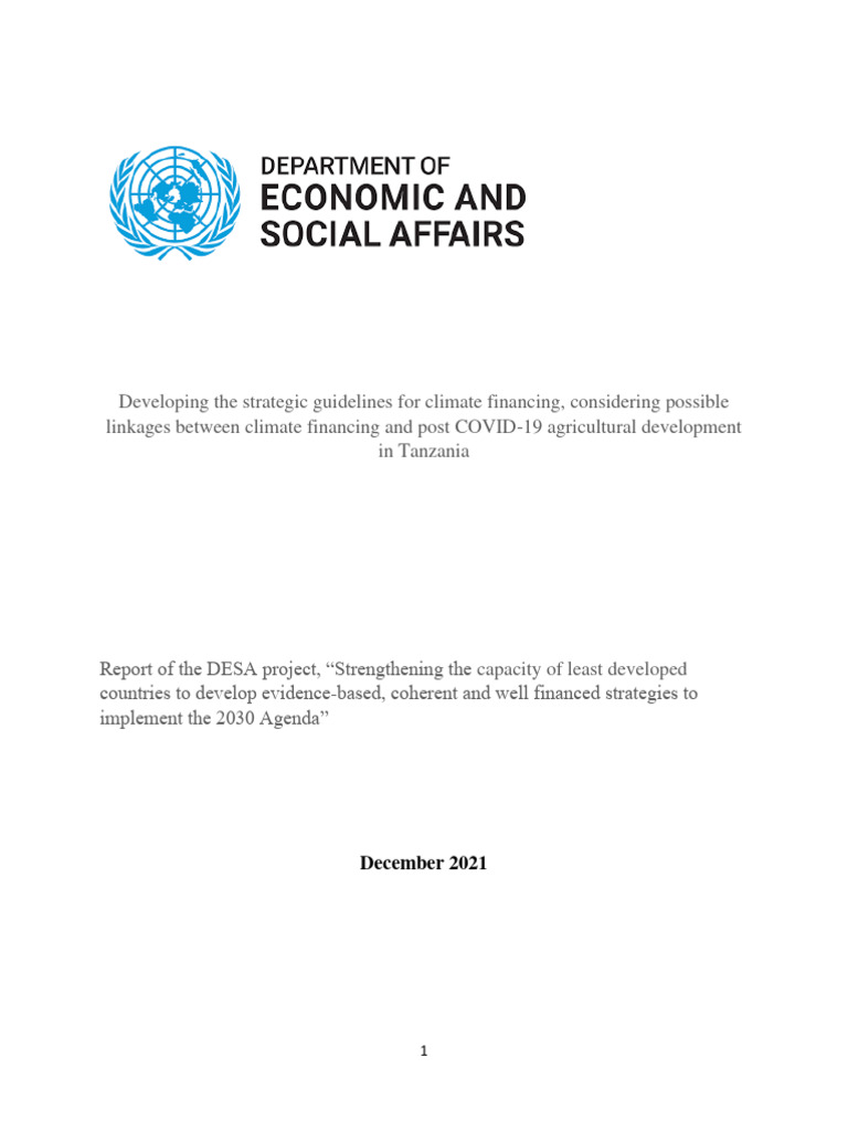 Desa Intdiv Tza | PDF | Natural Environment | Economies