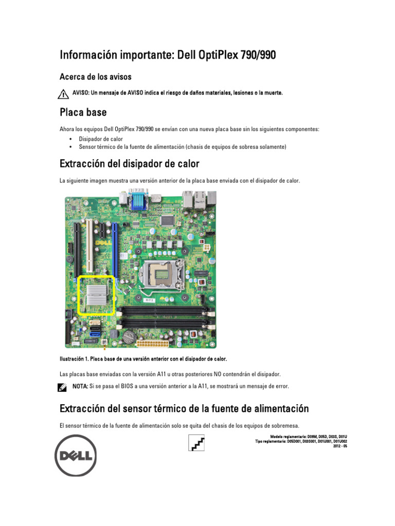 Dell Optiplex 790 T M | PDF | Dell | Informática