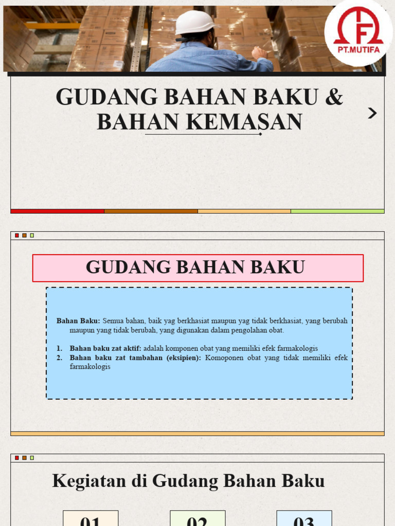 Manajemen Gudang Bahan Baku dan Kemasan | PDF