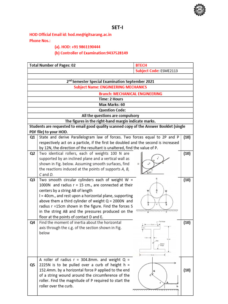 MECHANICS-1 | PDF | Force | Tension (Physics)
