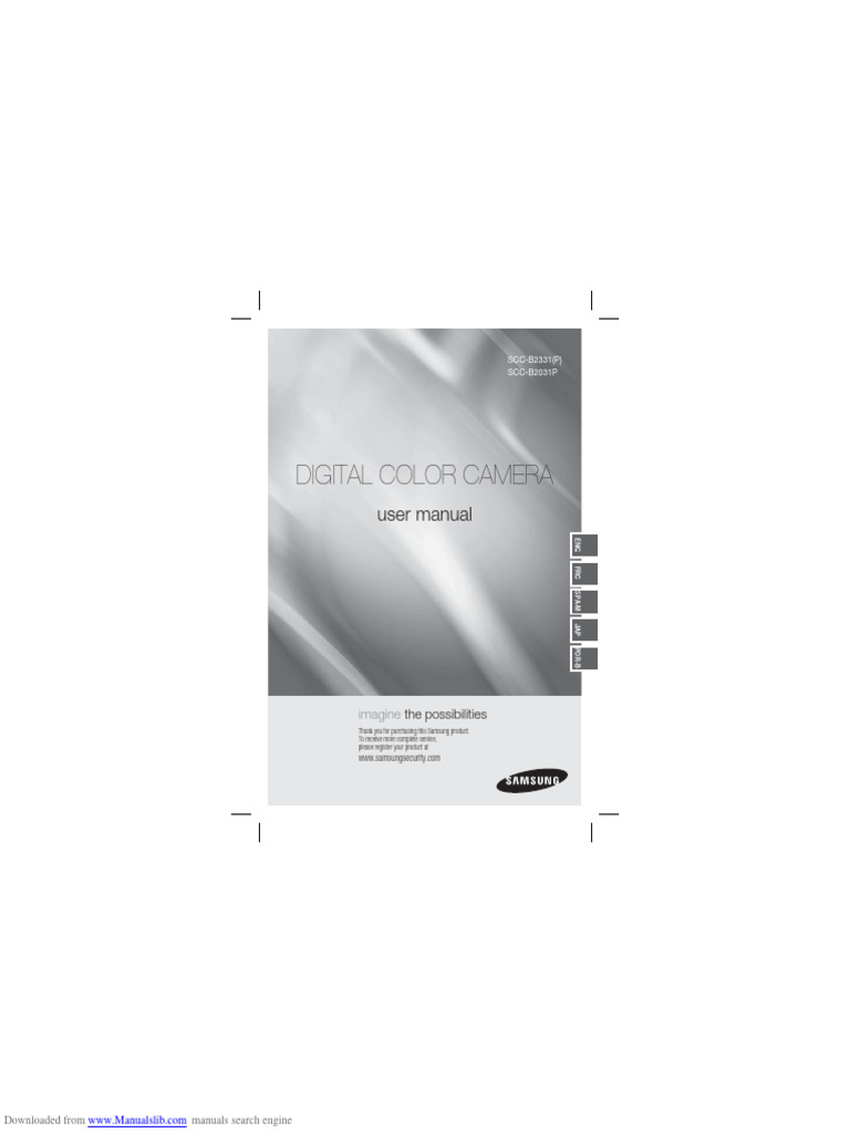 Camera Digital Sccb2031p | PDF | Camera | Electromagnetic Interference Camera Digital Sccb2031p | PDF | Camera | Electromagnetic Interference