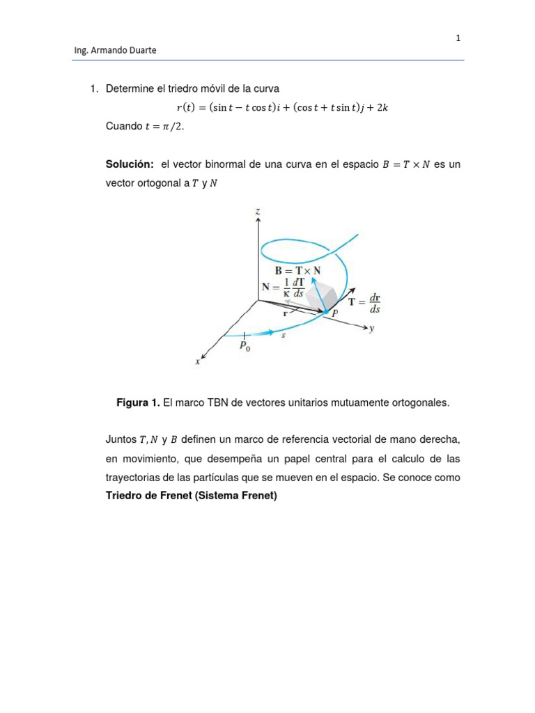 Ejercicios Funciones Vectoriales | PDF | Vector Euclidiano | Aceleración
