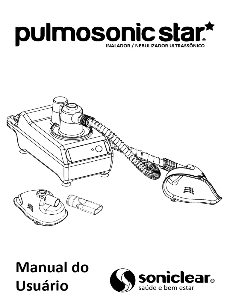 Manual Do INALADOR Usuário - Soniclear | PDF | Eletrônicos