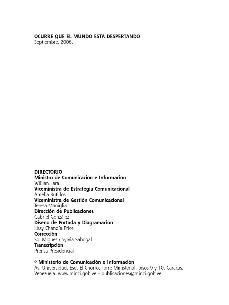 Chavez en La ONU 2006 | PDF | Consejo de Seguridad de las Naciones ...