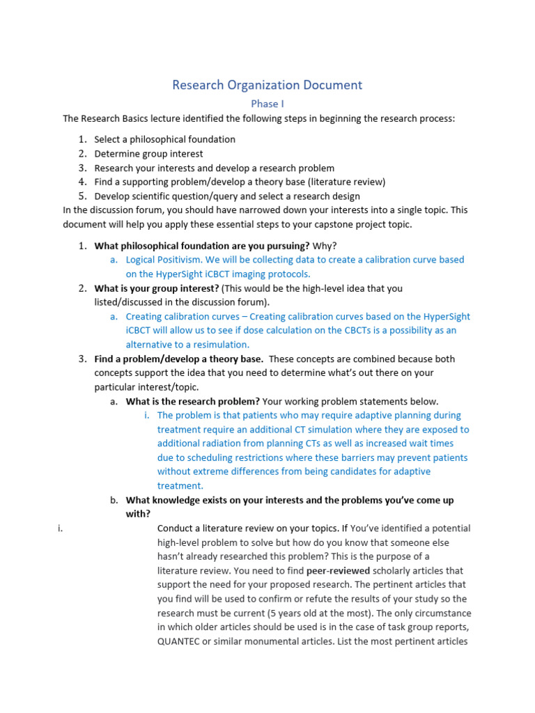 rod phase 1 revised 1 | PDF | Radiation Therapy | Scientific Method