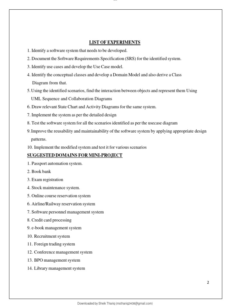 Oose Lab | PDF | Use Case | Unified Modeling Language