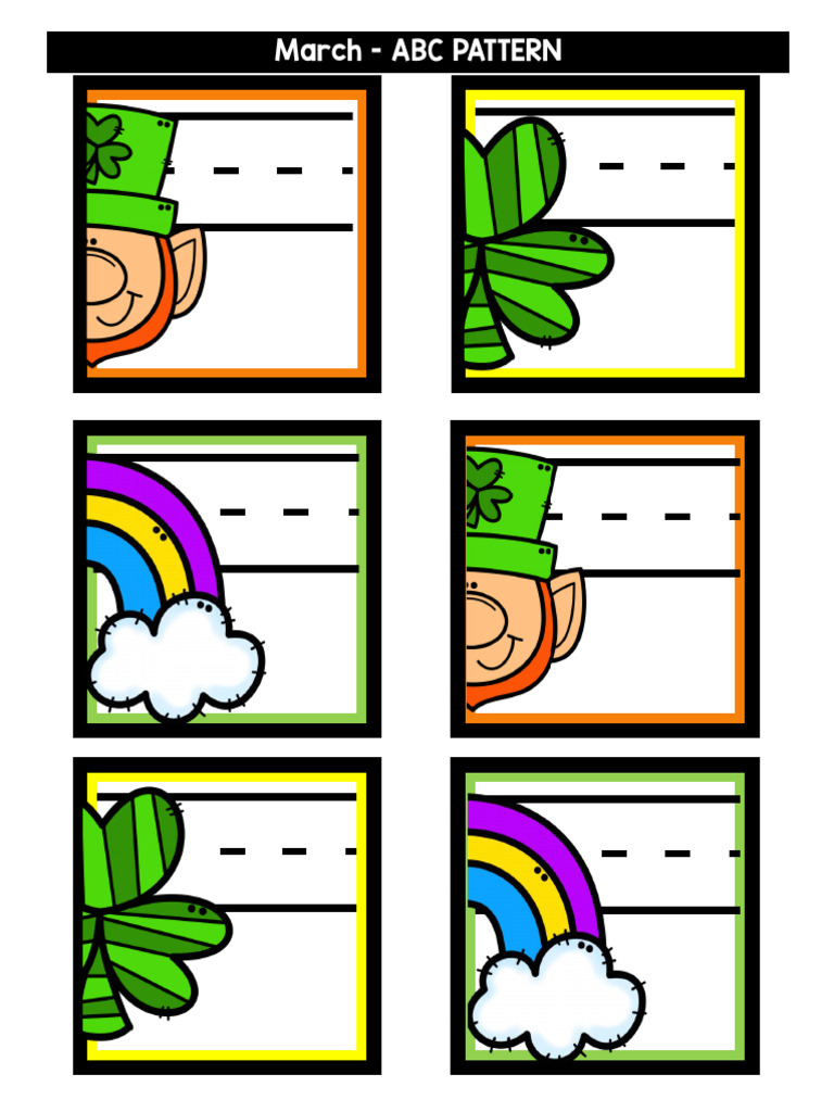 March ABC Pattern Overview | PDF