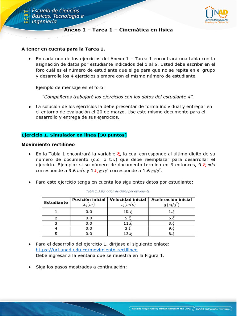 Anexo 2 - Tarea 2 Ejercicios Cinemática | PDF | Arrastrar (Física) | Velocidad