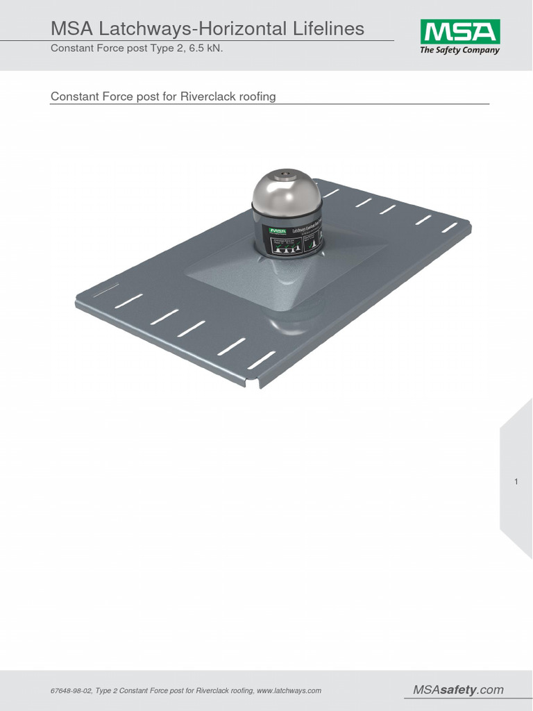 67648-98-04 Type 2 CFp for Riverclack roofing | PDF | Materials ...