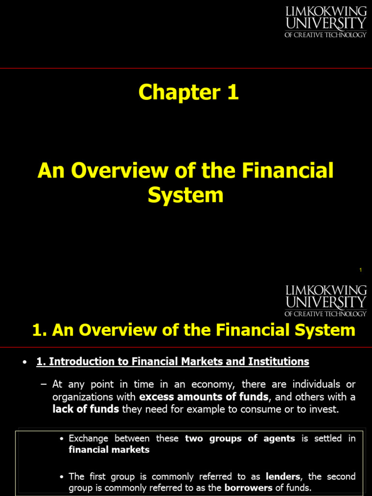 Chapter 1 Banking Introduction | PDF | Financial Markets | Financial Risk