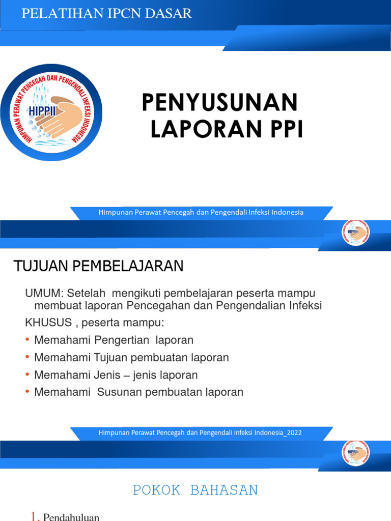 PENYUSUNAN PELAPORAN - Pelatihan PPI Dasar (Eka Sutarjaya) | PDF