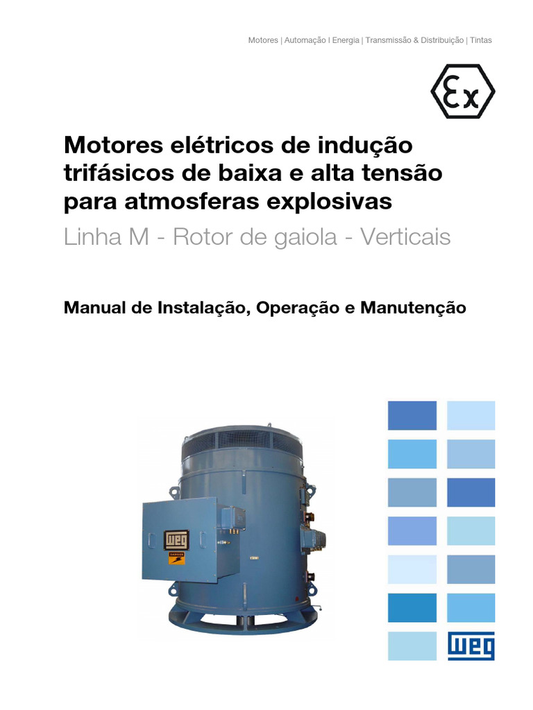 WEG Motores de Inducao Trifasicos para Atmosferas Explosivas Linha M ...