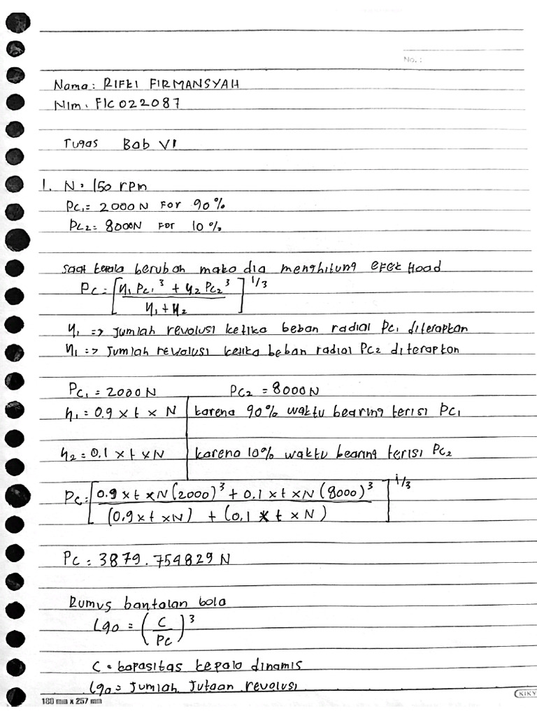 Contoh Soal Elemen Mesin | PDF