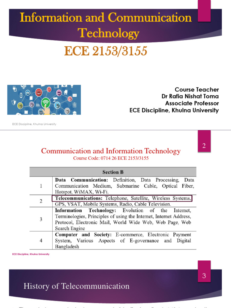ECE 3155 - L-3 - SecB | PDF | Satellite | Duplex (Telecommunications)